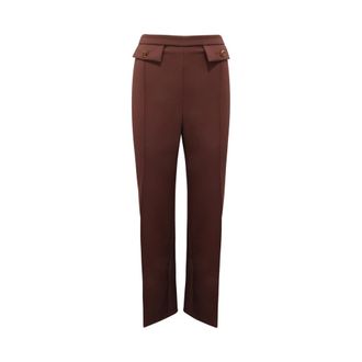 Elisabetta Franchi Pa-121-56E2 Palazzo Hose - - Trousers - Damen - Braun - L