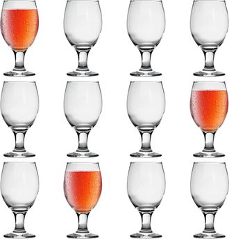 LAV Mutket Craft Biergläser - 400ml - Pack Von 12