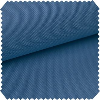 Novely HANAU Uni - Polsterstoff in Baumwoll-Optik - Robuster Möbelstoff - Pflegeleichte Meterware 1lfm | Farbe: 10 Blau