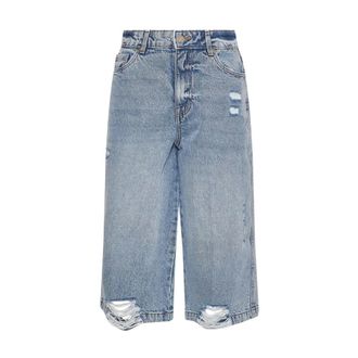 Silvian Heach Femme, Shorts, Bleu, Taille: W24 Bermuda dettagli destroy