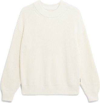 Armedangels Damen Pullover aus Bio-Baumwolle HAAYLE Loose Fit Oatmilk