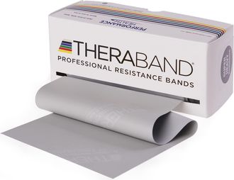 Theraband TheraBand 5,50m im Vorratsrolle | Fitnessband | Gymnastikband | Stretchband f&uuml;r Ganzk&ouml;rpertraining | Widerstandsband | Terrab&auml;nder Therapie, Reha |100