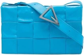 Bottega Veneta Pre-owned Cassette Shoulder Bag - Femme - Pre-owned - Bleu - Taille: ONE Size