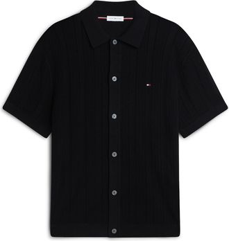 Tommy Hilfiger Hemd Relaxed Pointelle Short Sleeve With