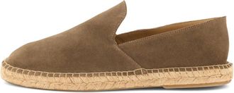 Boggi Milano Homme, Chaussures, Brun, Taille: 43 EU B Tellin Espadrilles en Cuir Suede