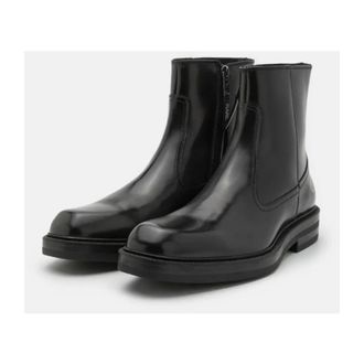 Karl Lagerfeld Homme, Chaussures, Noir, Taille: 46 EU Bottines &agrave; fermeture &eacute;clair