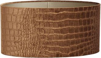 Light & Living Abat-jour - Praya - marron - textile - E27 - - Light&living