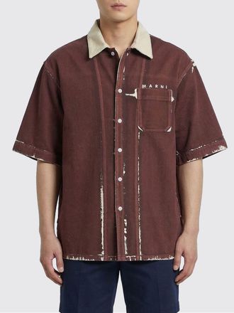 Marni Chemise Homme couleur Marron