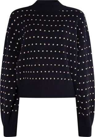 Faina Strickpullover Damen schwarz