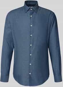 Jake*s Slim Fit Business-Hemd mit Kentkragen