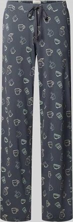 Schiesser Loose Fit Pyjama-Hose mit elastischem Bund