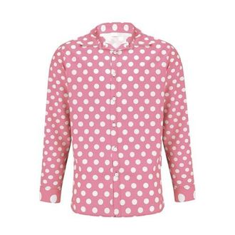 Generic Chemise d&eacute;contract&eacute;e &agrave; manches longues pour homme - Sans repassage - Sans plis - Confortable - Coupe classique - Printemps et automne - Col rabattable