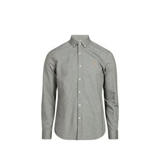 Farah Chemise droite &agrave; logo brod&eacute; en coton