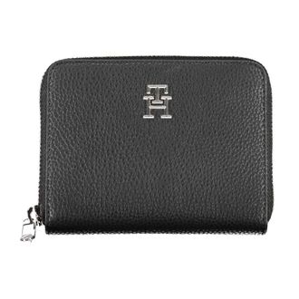 Tommy Hilfiger Femme, Accessoires, Noir, Taille: ONE Size Portefeuille Femme Noir avec Fermeture &Eacute;clair
