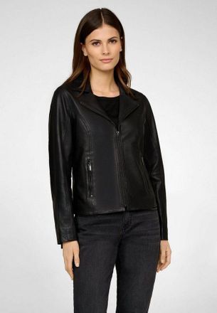 Ricano Lederjacke Amelie Hochwertiges Lamm-Nappa Leder