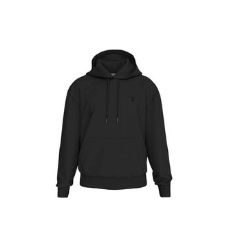 Calvin Klein Sweat droit &agrave; capuche en coton m&eacute;lang&eacute;