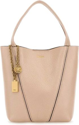 Chlo&eacute; Femme, Sacs, Rose, Taille: ONE Size Spin Small Tote Bag