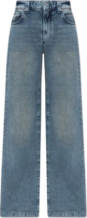 Emporio Armani Femme, Jeans, Bleu, Taille: W25 Jeans Jambe Large