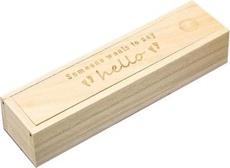 Generic Schwangerschaft Souvenir Box - Schwangerschaftstest -Testerbox, Souvenir Organizer | Holzkiste für Baby Erinnerungen Sammlung, Schwangerschaftsanzeige