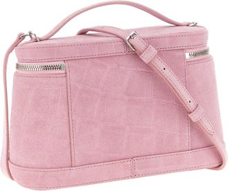 Jacquemus Le Petit Vanity Suede Top Handle Bag - Pink