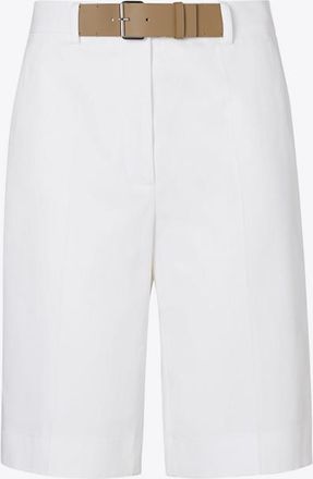 Tory Burch Damen Shorts aus Baumwolle mit G&uuml;rtel