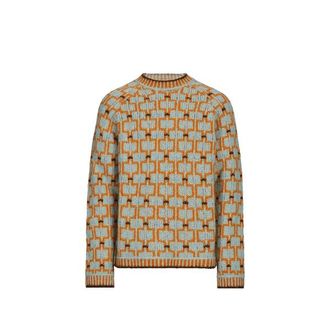 Holzweiler Pull &agrave; motif Norwegian en laine