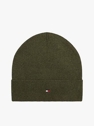 Tommy Hilfiger Bonnet TH Flag avec cachemire léger