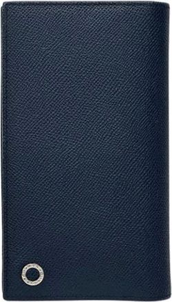 Bulgari Portefeuille Pre-owned (&agrave; deux volets) - Homme - Pre-owned - Bleu - Taille: ONE Size