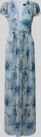 Swing Maxikleid mit floralem Allover-Print