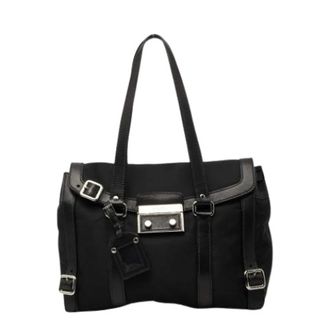 Prada Pre-owned Vintage Schultertasche - - Pre-owned - Damen - Schwarzk - ONE SIZE