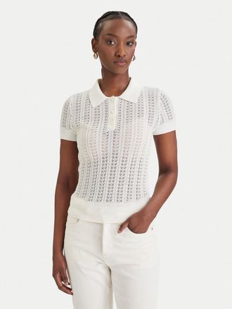 Guess Pullover W6GR25 Z0672 Wei&szlig; Regular Fit