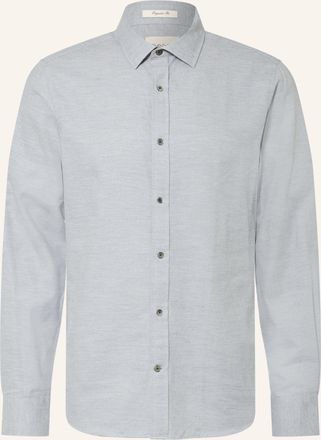 GANT Flanellhemd Regular Fit grau