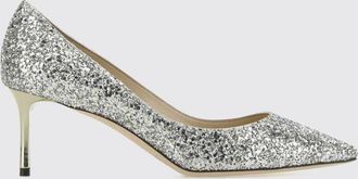 Jimmy Choo London Escarpins Romy en tissu paillet&eacute; avec talon moyen aiguille