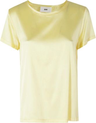 SOLOTRE Femme, Tops, Jaune, Taille: 40 FR Tshirt