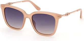 Guess Femme, Accessoires, Beige, Taille: ONE Size Gu7886 Lunettes de soleil