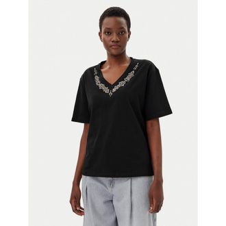 Liu Jo T-Shirt WA5146 JS923 Schwarz Regular Fit