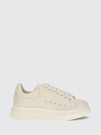 Alexander McQueen McQueen Baskets Oversize en cuir gaufr&eacute; avec semelle chunky embl&eacute;matique