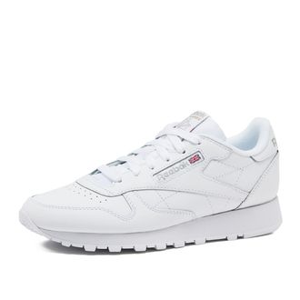Reebok Klassische Leder-Sneaker für Herren, Footwear White/Pure Grey3/Pure Grey, 42.5 EU