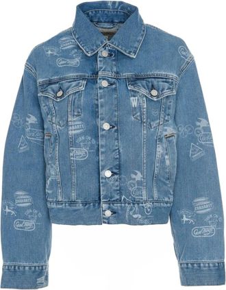 Carhartt Work in Progress Homme, Vestes, Bleu, Taille: M Stamp Jacket