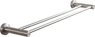 Generic AYVADA Porte-Serviettes en Acier Inoxydable, Porte-Serviettes Double, essuie-Mains de Salle de Bain Mural pour Cuisine de Salle de Bain, Montage &agrave; vis