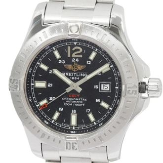 Breitling Pre-owned Colt Edelstahl A17388 - - Pre-owned - Herren - Schwarzk - ONE SIZE