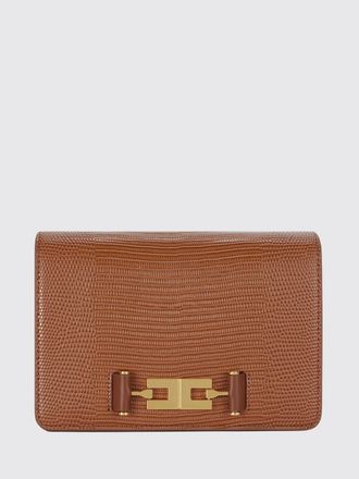 Elisabetta Franchi Mini sac bandouli&egrave;re &agrave; monogramme avec logo m&eacute;tallique