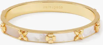 Kate Spade New York Kate Spade Heritage Bloom Armreif Mit Scharnierverschluss f&uuml;r Frauen in Creme/Gold | Multi