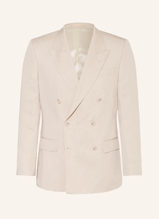 HUGO BOSS Anzugsakko Slim Fit Mit Leinen grau