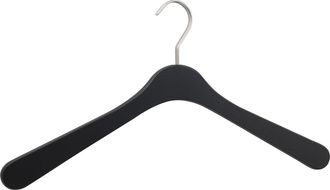 Pieperconcept Garderobenb&uuml;gel Jasper SoftTouch schwarz B&uuml;gelbreite 45 cm rutschhemmend