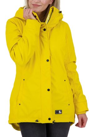 Alife And Kickin and Kickin Damen ElmaAK A Rainjacket XS-XXL, Citron, S