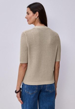 Street One Strickjacke aus reiner Baumwolle