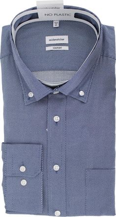 Seidensticker 845609, Comfort Fit Langarm Business-Hemd, 45