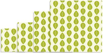 Nuts Vegane Pflanzenwachst&uuml;cher f&uuml;r Lebensmittel I 4er Set I Wiederverwendbare Wachst&uuml;cher I vegan | Alternative zur Frischhaltefolie