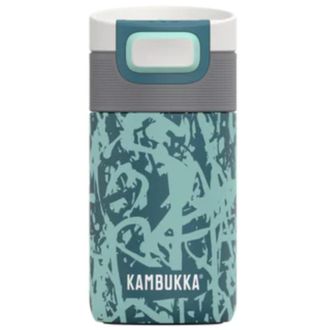 Kambukka Thermobecher Etna 300 ml Coffee Mural - limitierte Edition, auslaufsicher, 3-in-1 Deckel, Edelstahl, Snapclean, BPA-frei, Vakuumisolierung